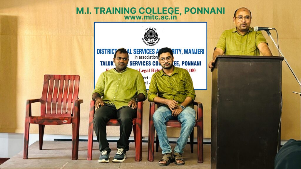 Legal Awareness Class on POCSO Act - MI TRAINING COLLEGE