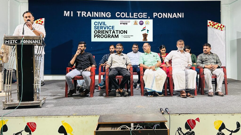 Civil Service Coaching for School Students in Ponnani Taluk: Orientation to Parents - MI ...